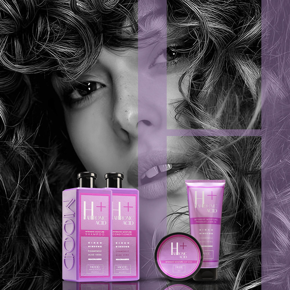 MOOD hyaluronic acid hair care for moisture balance